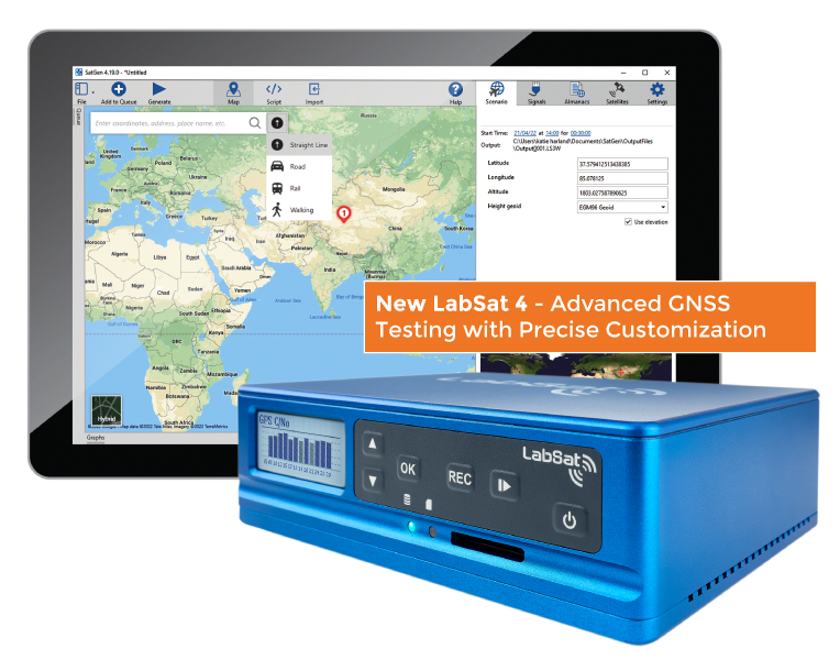 LabSat GNSS Simulators by RACELOGIC